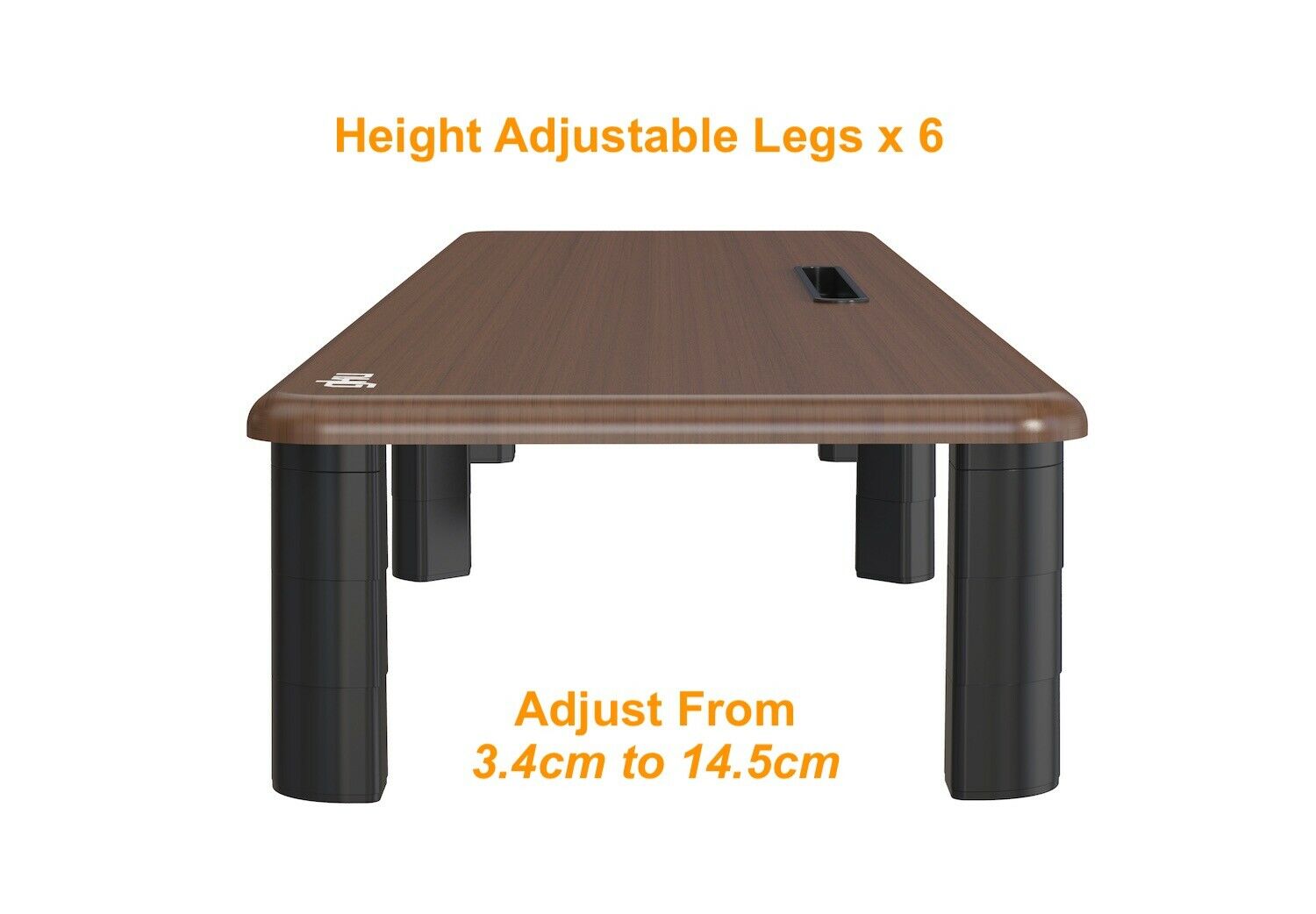 gku™ Height Adjustable Dual Monitor Riser Monitor Stand Laptop Stand